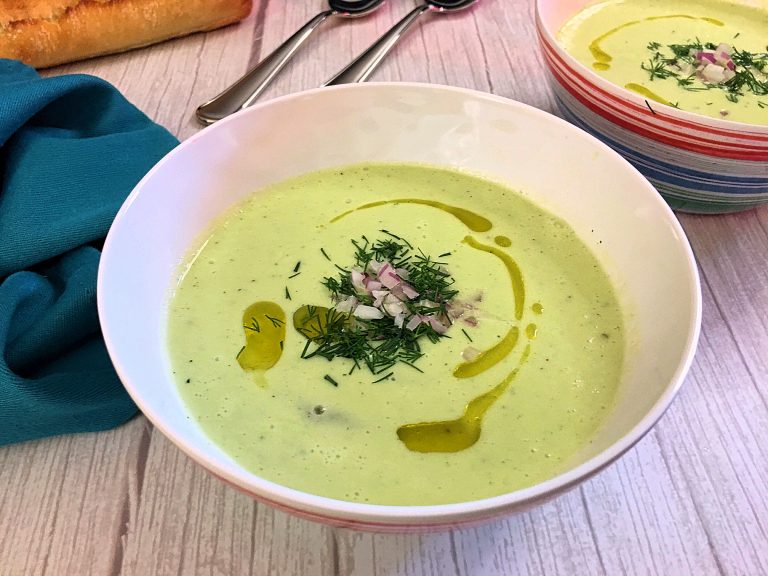 Club Foody | Chilled Cucumber Soup Recipe • Tasty Summer Soup | Club Foody